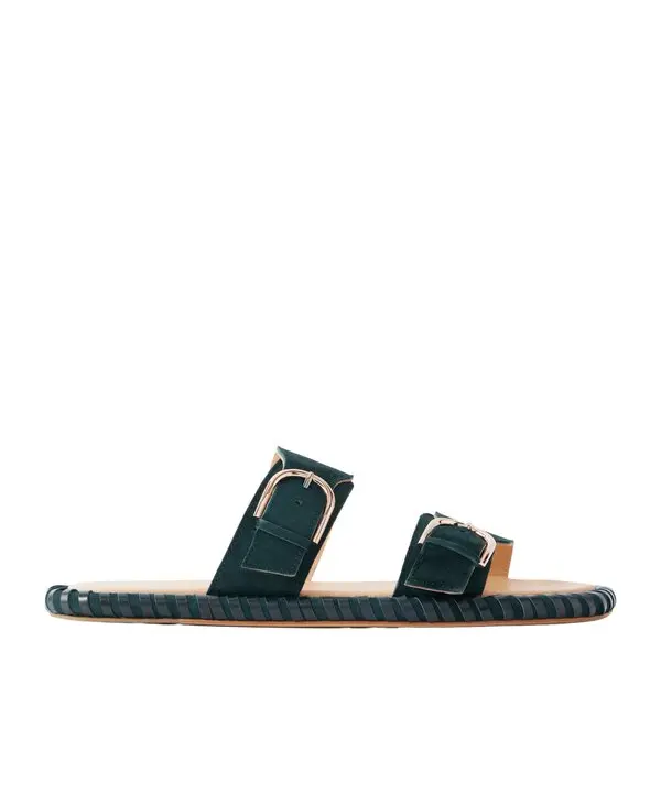Gabriela Hearst Round-toe Flat Sandals