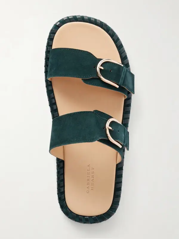 Gabriela Hearst Round-toe Flat Sandals