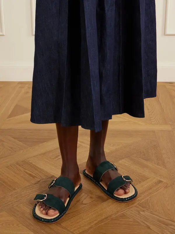 Gabriela Hearst Round-toe Flat Sandals