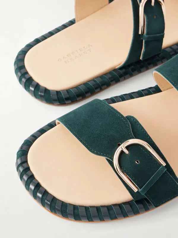 Gabriela Hearst Round-toe Flat Sandals