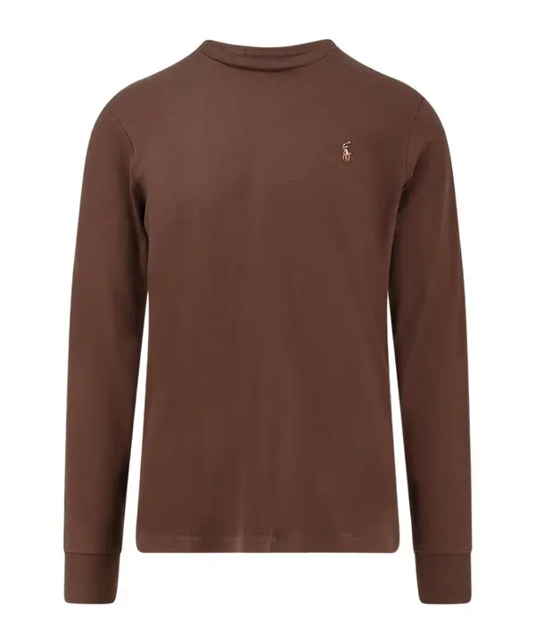 Polo Ralph Lauren Logo Long-sleeve T-shirt - Brown