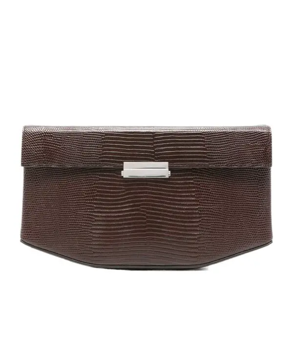 TOTEME Lizard-effect Leather Shoulder Bag