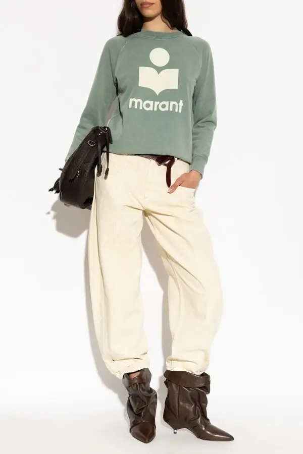 Isabel Marant Étoile Millyny" Logo Sweatshirt - Sage