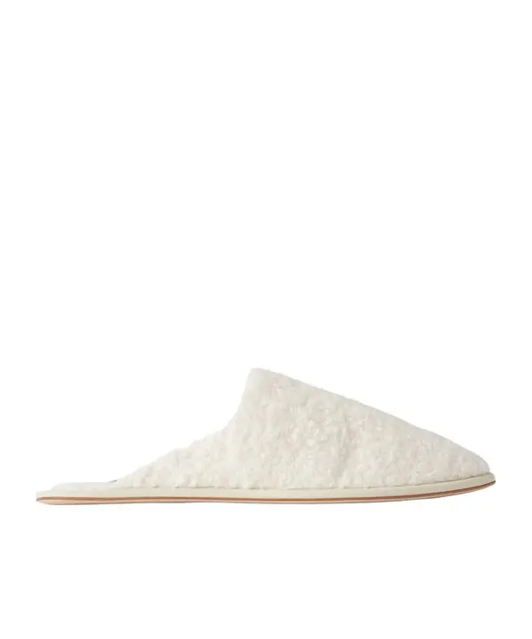 Gabriela Hearst Round-toe Slippers - Ivory