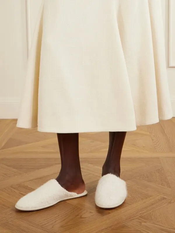 Gabriela Hearst Round-toe Slippers