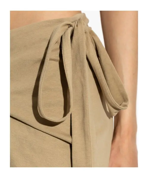 Isabel Marant Étoile Berenice Wrap Mini Skirt - Light Bronze