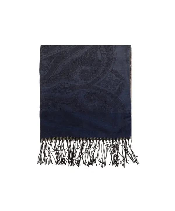 Etro Fringed Scarf - Black