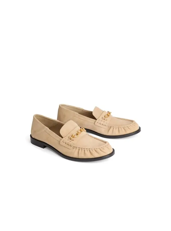 Balmain Sync Suede Leather Loafers