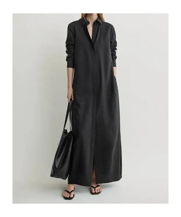 TOTEME Parachute Silk-blend Maxi Dress