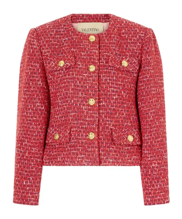 Valentino Garavani Long-sleeved Casual Jacket - Red