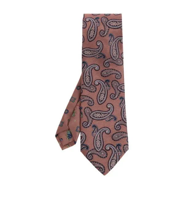 Etro Pointed Tie - Brown