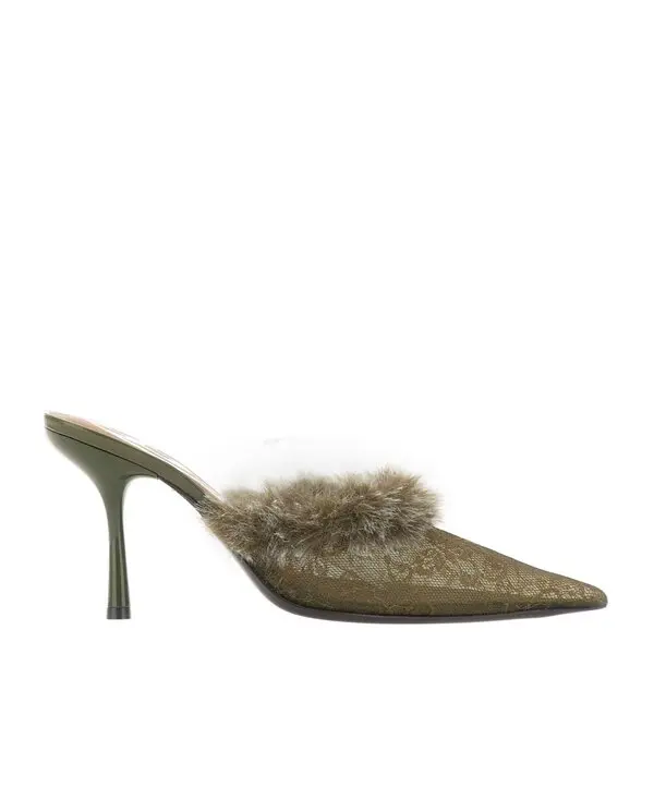 DIESEL® D-jewels Heeled Mules - Brown