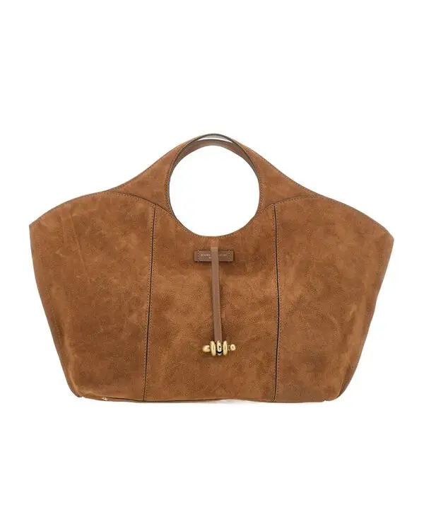 GIANNI CHIARINI Infinity Suede Tote Bag