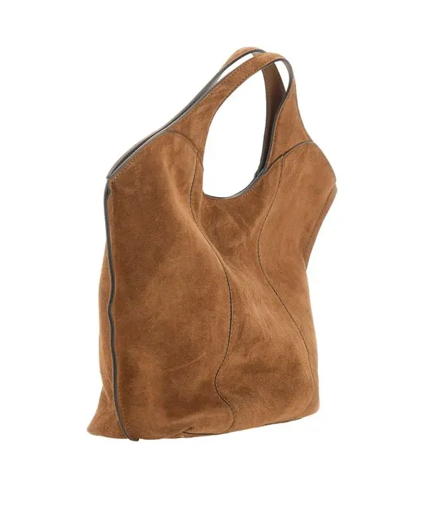 GIANNI CHIARINI Infinity Suede Tote Bag