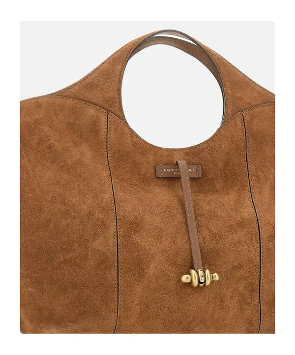 GIANNI CHIARINI Infinity Suede Tote Bag