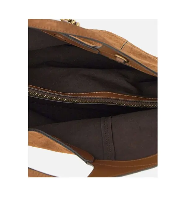 GIANNI CHIARINI Infinity Suede Tote Bag