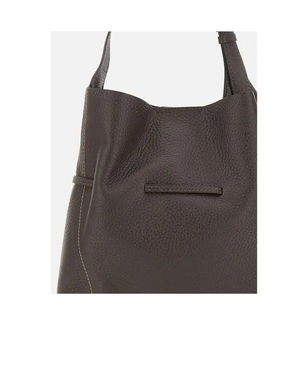 GIANNI CHIARINI Sienna Grained-leather Tote Bag