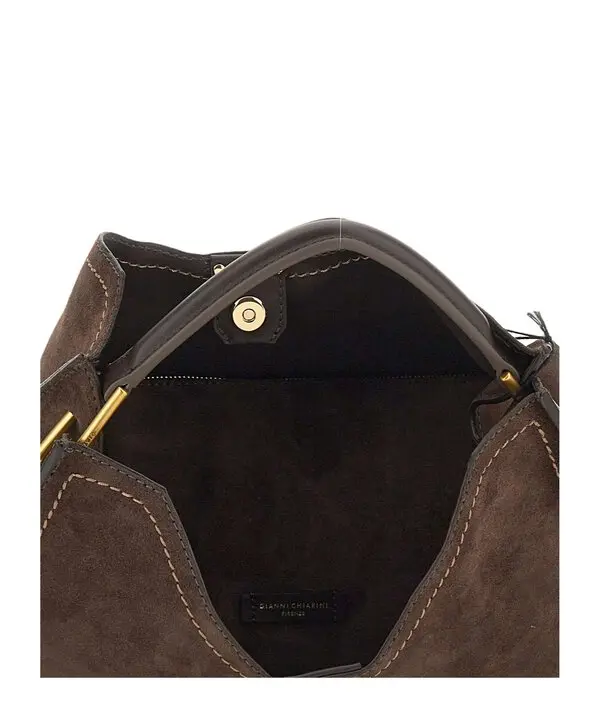 GIANNI CHIARINI Aurora Shoulder Bag - Brown