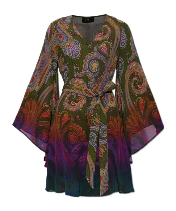 Etro Long Sleeve Dress - Black