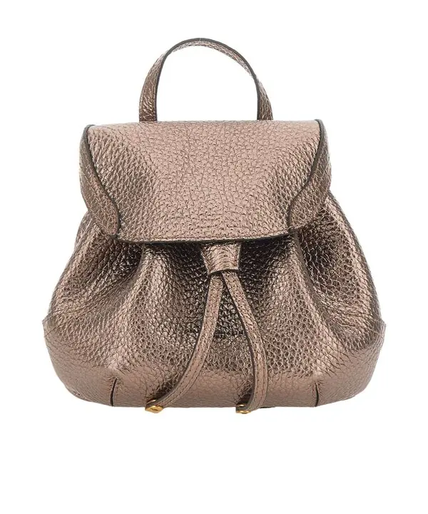 GIANNI CHIARINI Violette Hammered Leather Backpack - Nude