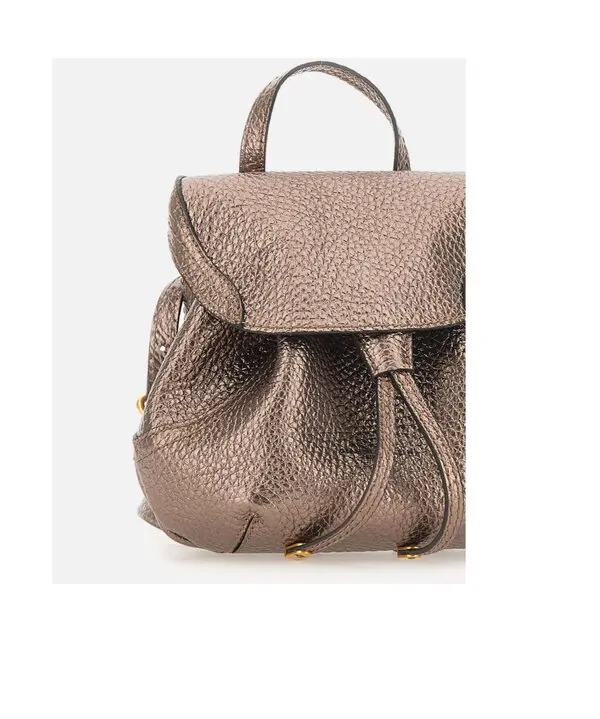 GIANNI CHIARINI Violette Hammered Leather Backpack