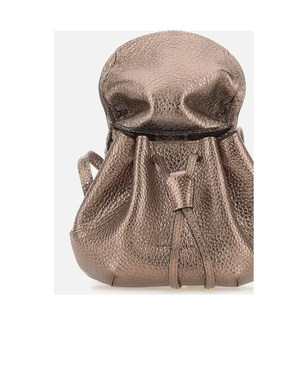 GIANNI CHIARINI Violette Hammered Leather Backpack