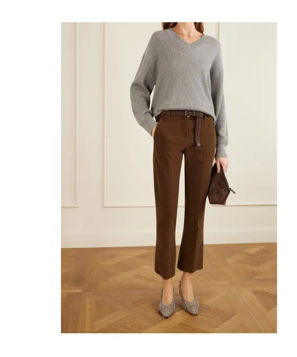 Brunello Cucinelli Belt Loop Casual Pants