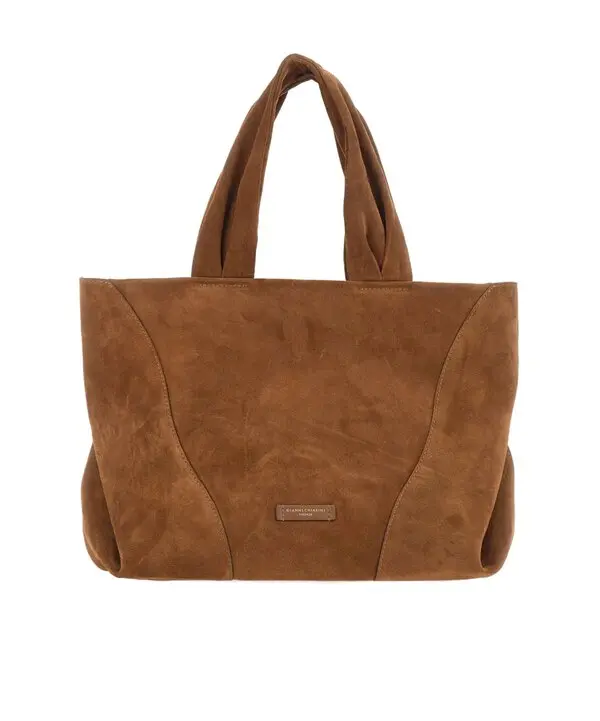 GIANNI CHIARINI Suria Suede Shoulder Bag