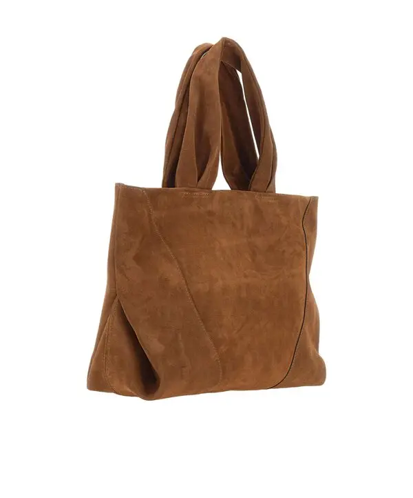 GIANNI CHIARINI Suria Suede Shoulder Bag