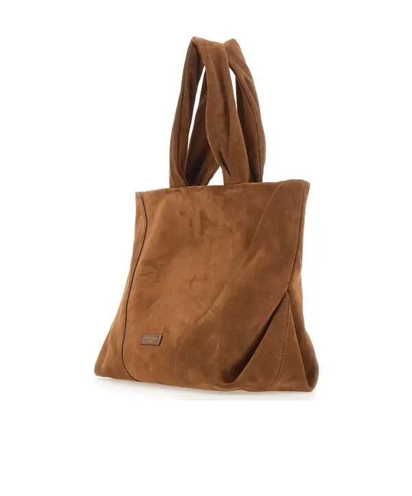 GIANNI CHIARINI Suria Suede Shoulder Bag