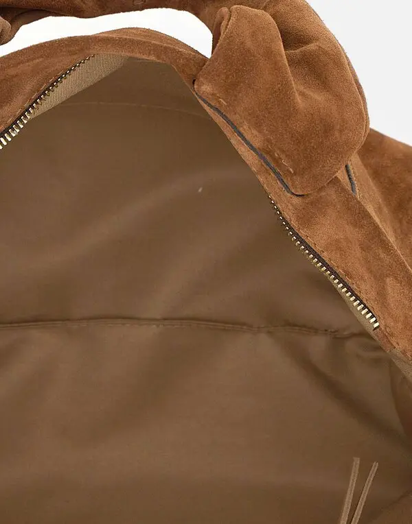 GIANNI CHIARINI Suria Suede Shoulder Bag