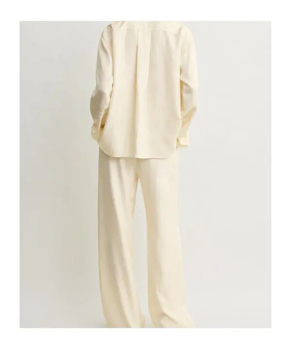 TOTEME Monogram-print Satin Shirt