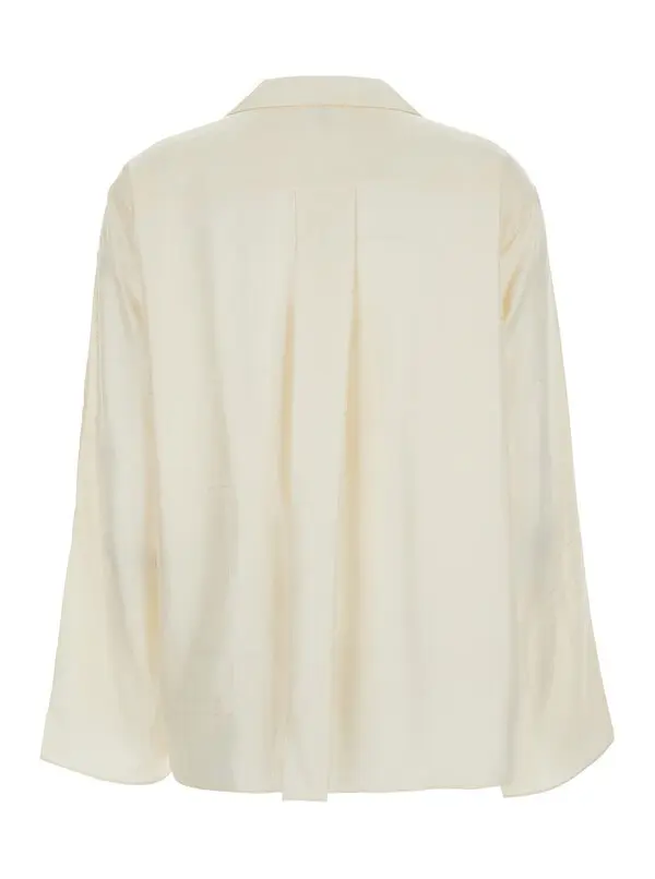 TOTEME Monogram-print Satin Shirt