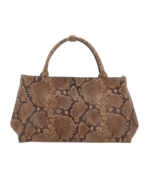 GIANNI CHIARINI Amal Snake-print Leather Tote Bag
