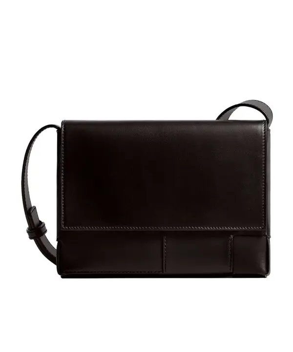 Bottega Veneta Angolo Messenger - Espresso