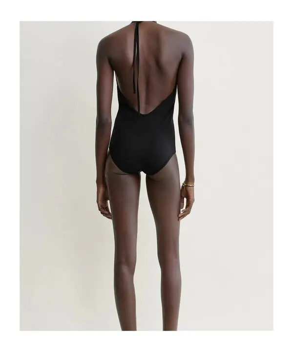 TOTEME Halterneck Tie-fastening Swimsuit