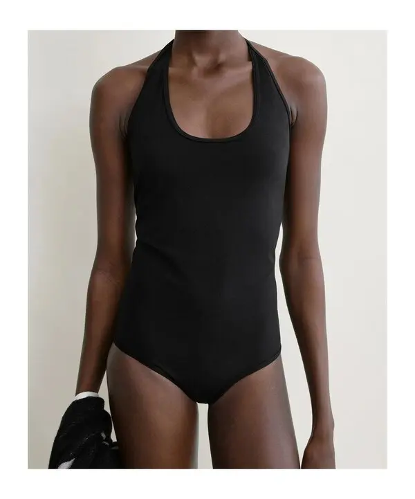 TOTEME Halterneck Tie-fastening Swimsuit