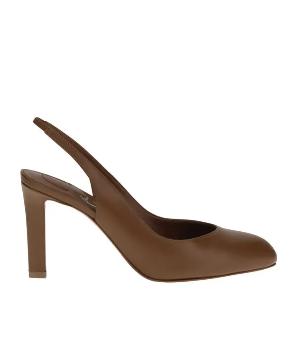 CHRISTIAN LOUBOUTIN Fannylove Slingback Heeled Pumps - Brown