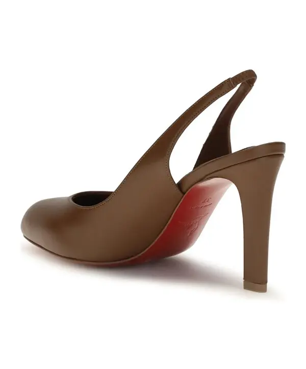 CHRISTIAN LOUBOUTIN Slingback Pointed Toe High Heel Pumps