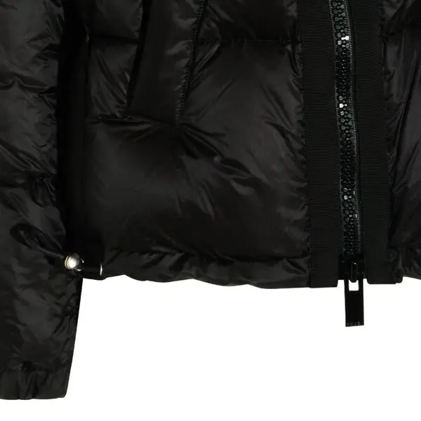 Sacai Long-sleeved Down Jacket With Stand-up Collar