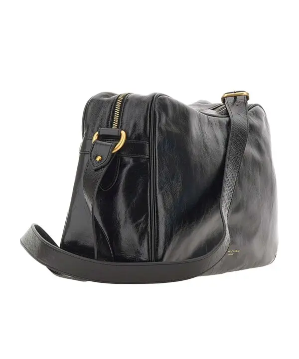 GIANNI CHIARINI Cora Crinkled Leather Shoulder Bag