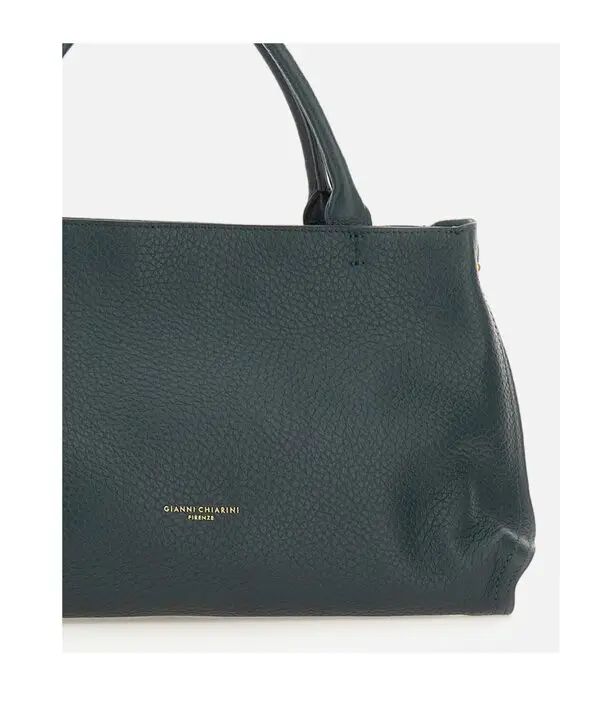 GIANNI CHIARINI Amal Hammered Leather Tote Bag
