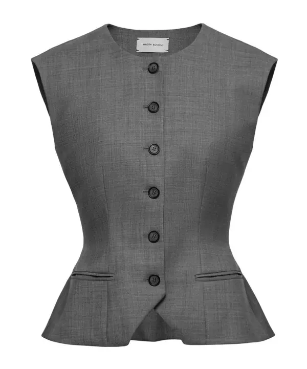 Magda Butrym Tailored Flared Vest