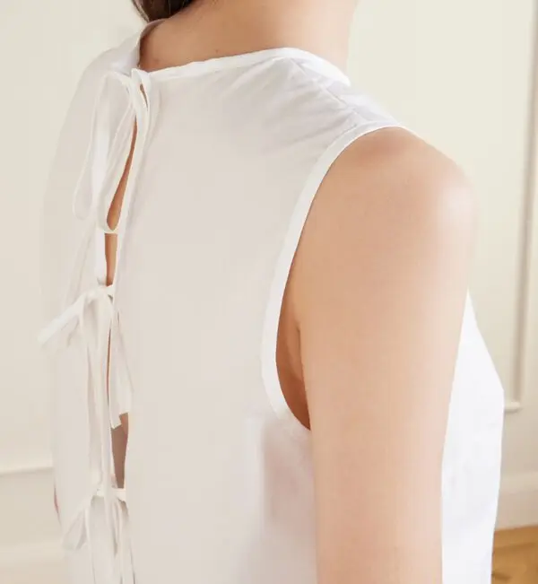 Cecilie Bahnsen Embroidered Top - White