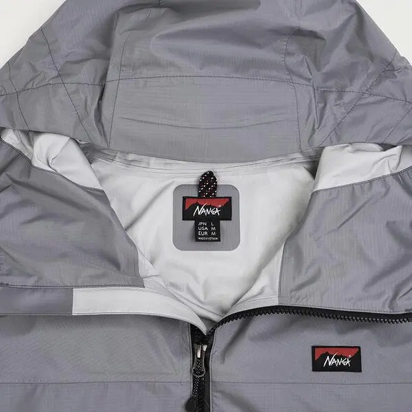 NANGA Hooded Zip-up Jacket With Long Sleeves