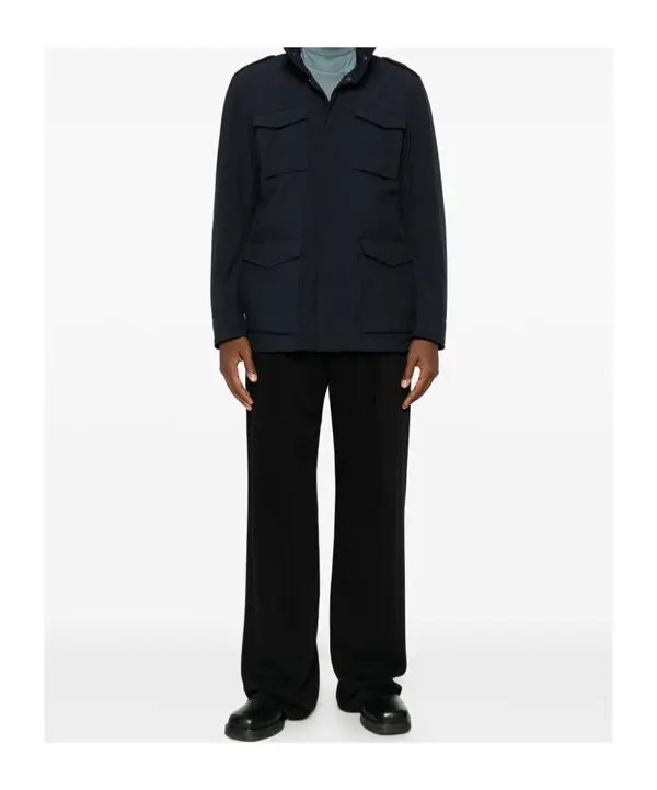 Herno Multi-pocket Belted Jacket