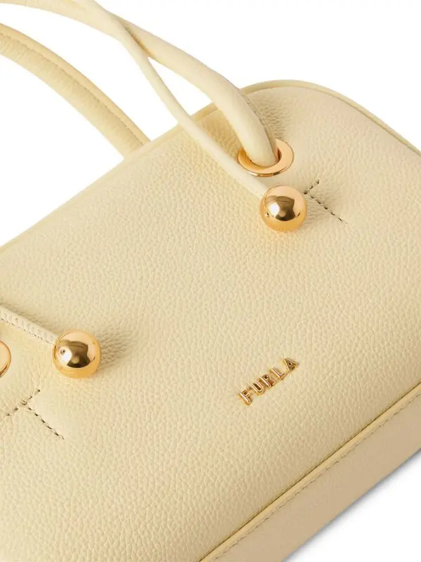 Furla Dome Leather Tote Bag