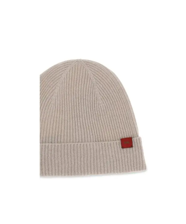 Kiton Ribbed-knit Beanie Hat