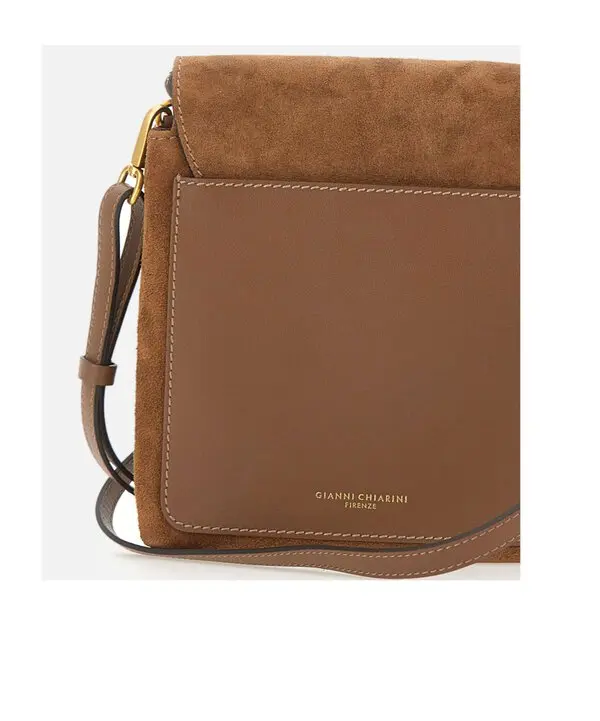 GIANNI CHIARINI Three Suede Shoulder Bag
