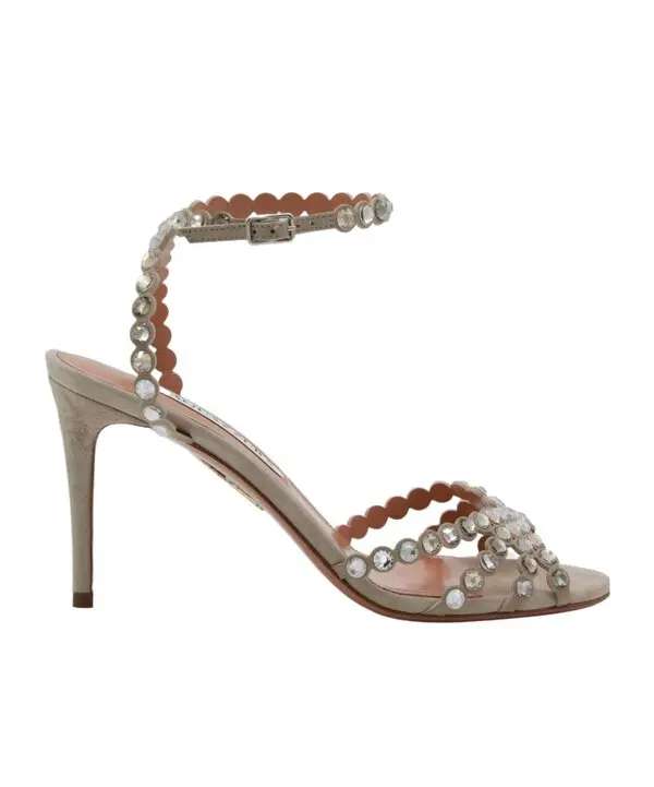 AQUAZZURA Tequila Ankle-strap Sandals - Nude